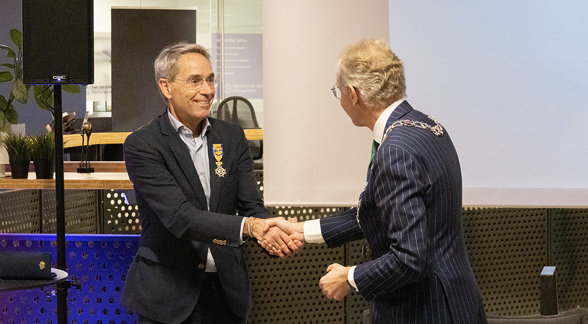 HiiL CEO Sam Muller appointed Officer in the Order of Orange-Nassau - HiiL